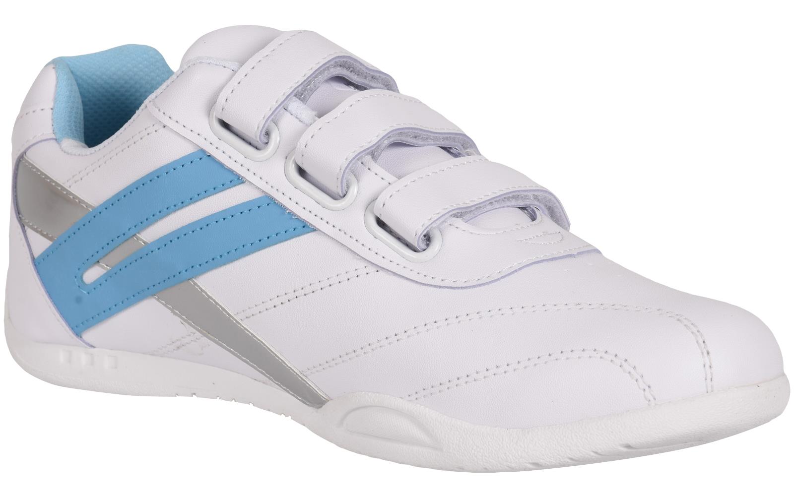 DEK Womens Trainers Touch Fastening Casual Gym Running Lightweight Shoe ...