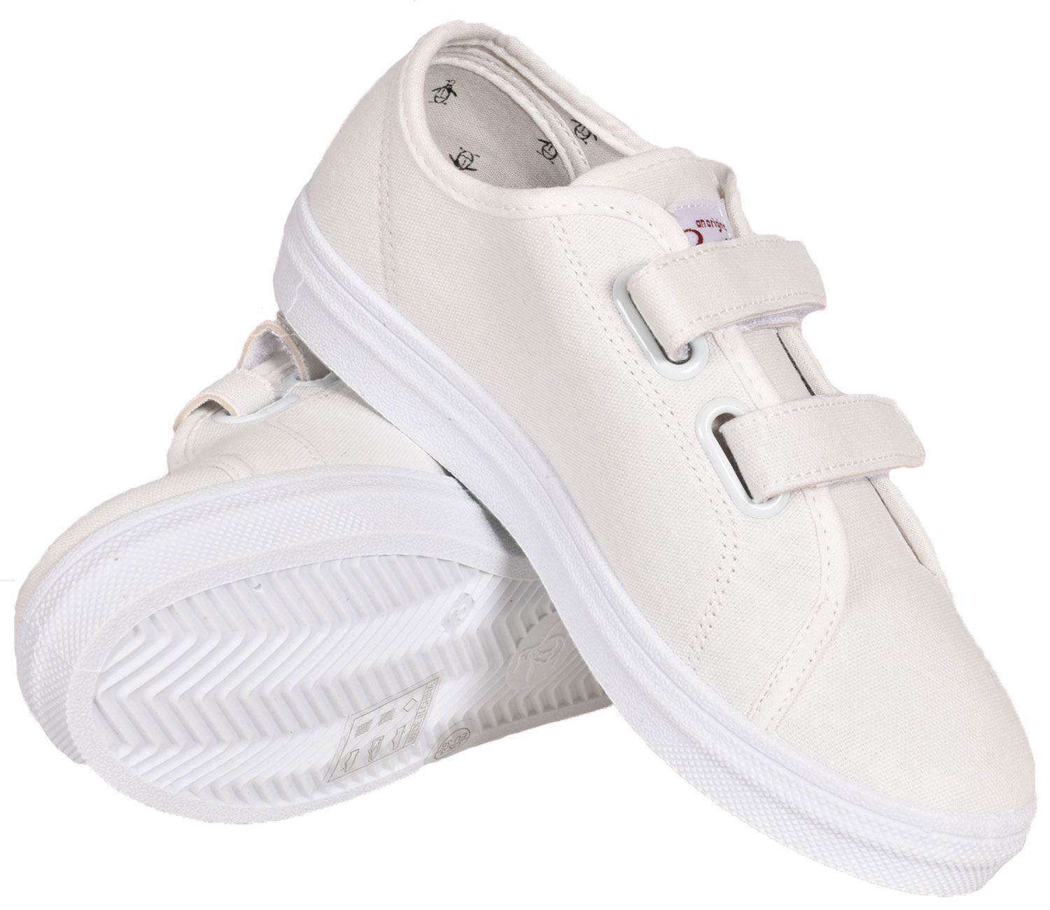 Kids Penguin Plimsolls Trainers Flat Youth Pumps Canvas PE Shoes UK ...