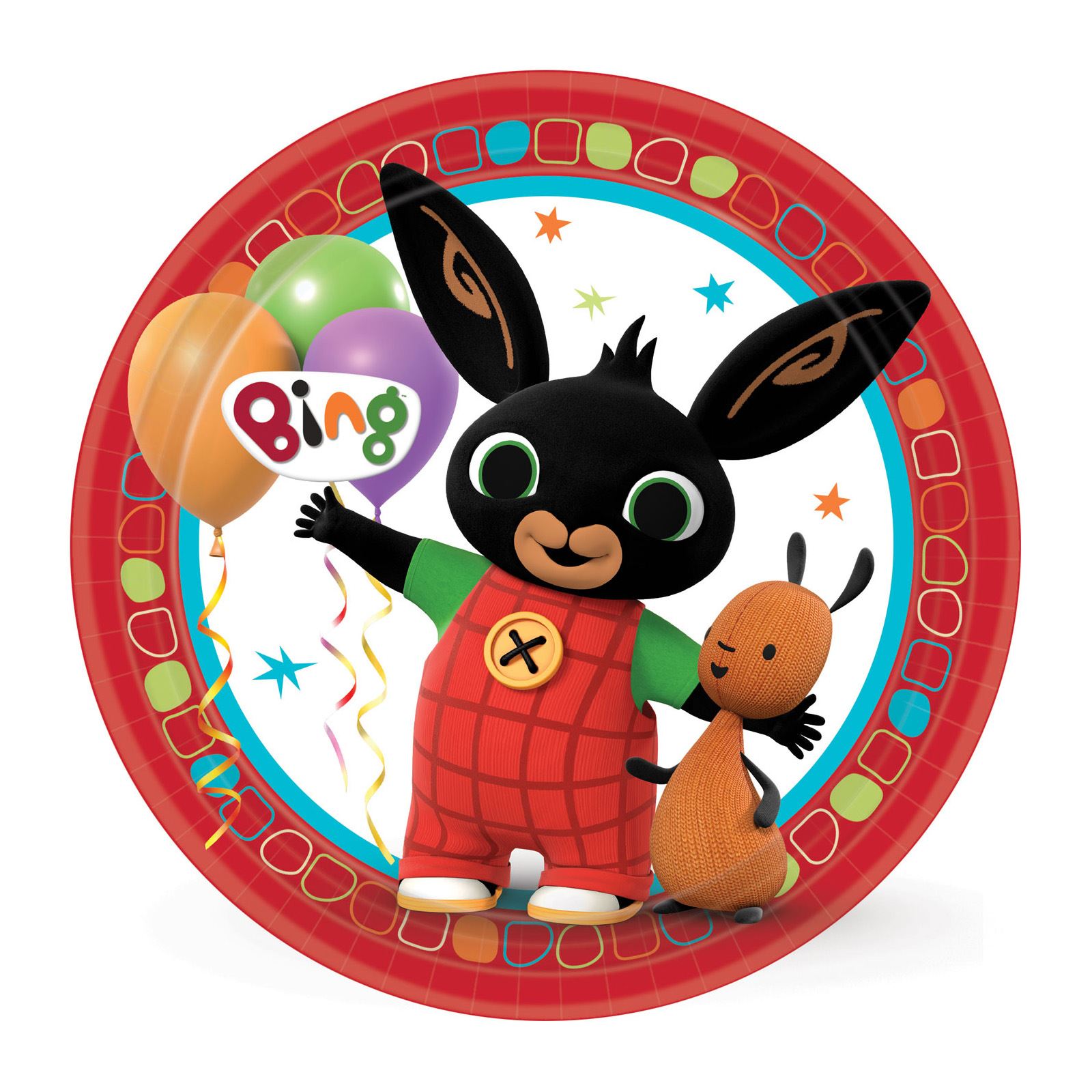 Bing Bunny Party Tableware Set Picnic Table Childrens Girls Boys Easter ...