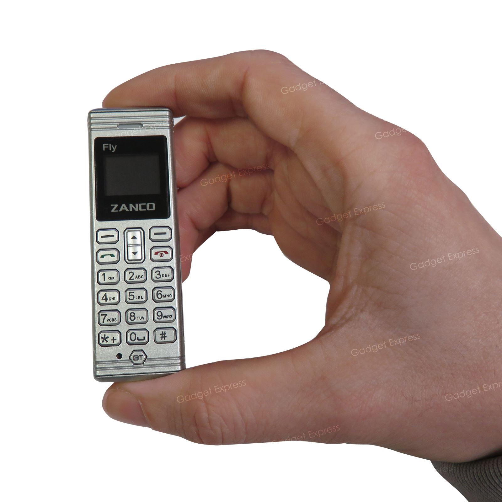 Zanco Fly The Worlds Smallest Mobile Phone with Voice Changer - Silver ...