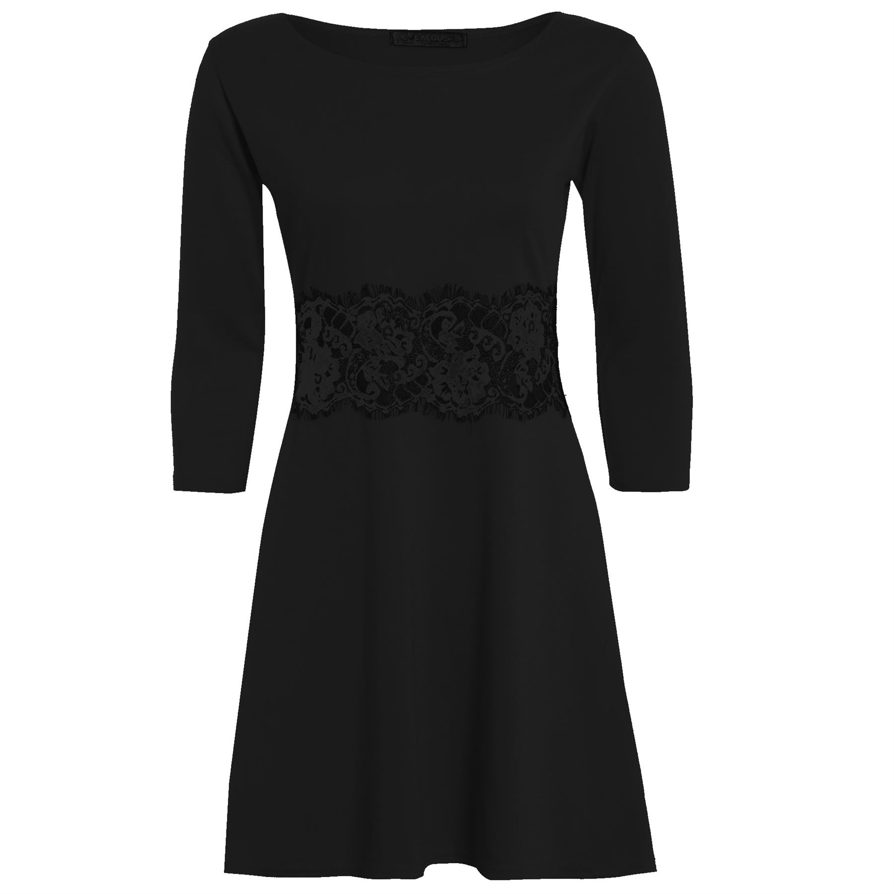 Free Shipping And Return Womens Ladies 3 4 Sleeve Flared Franki Waist free-shipping-and-return-womens-ladies-3-4-sleeve-flared-franki-waist
