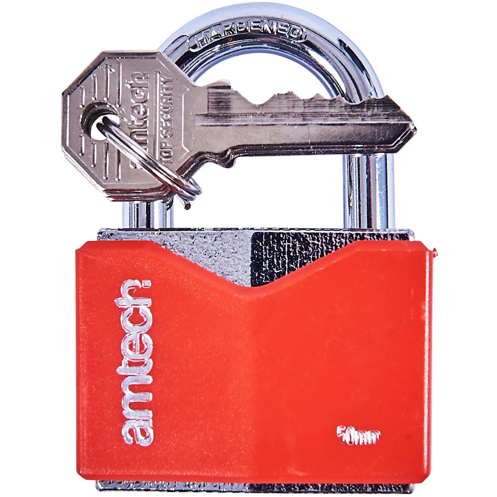 Amtech Padlock Rhombic Chrome Plated Plastic Cover 20-60mm Anti-Pick | eBay
