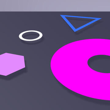 Mesh Circle - PLAYCANVAS