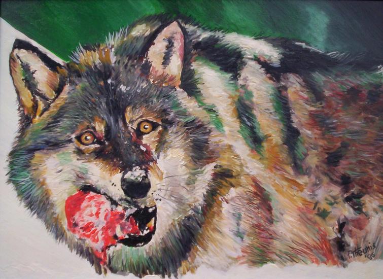 exto.nl | Eating Wolf van Patrick Theunis