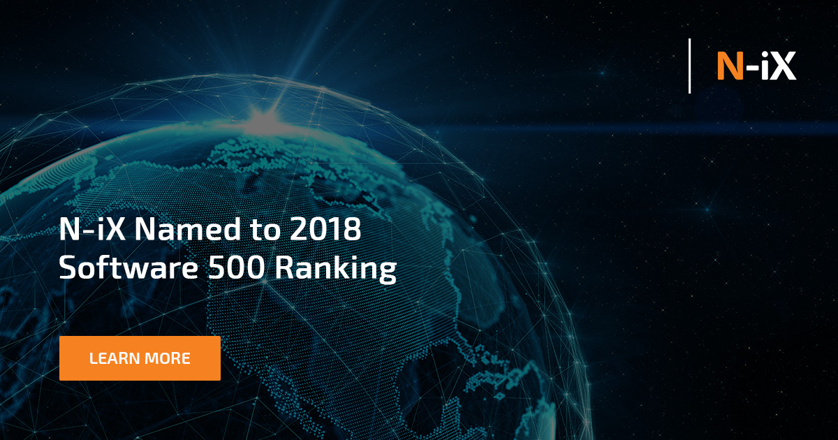 N-iX Named to 2018 Software 500 Ranking - N-iX