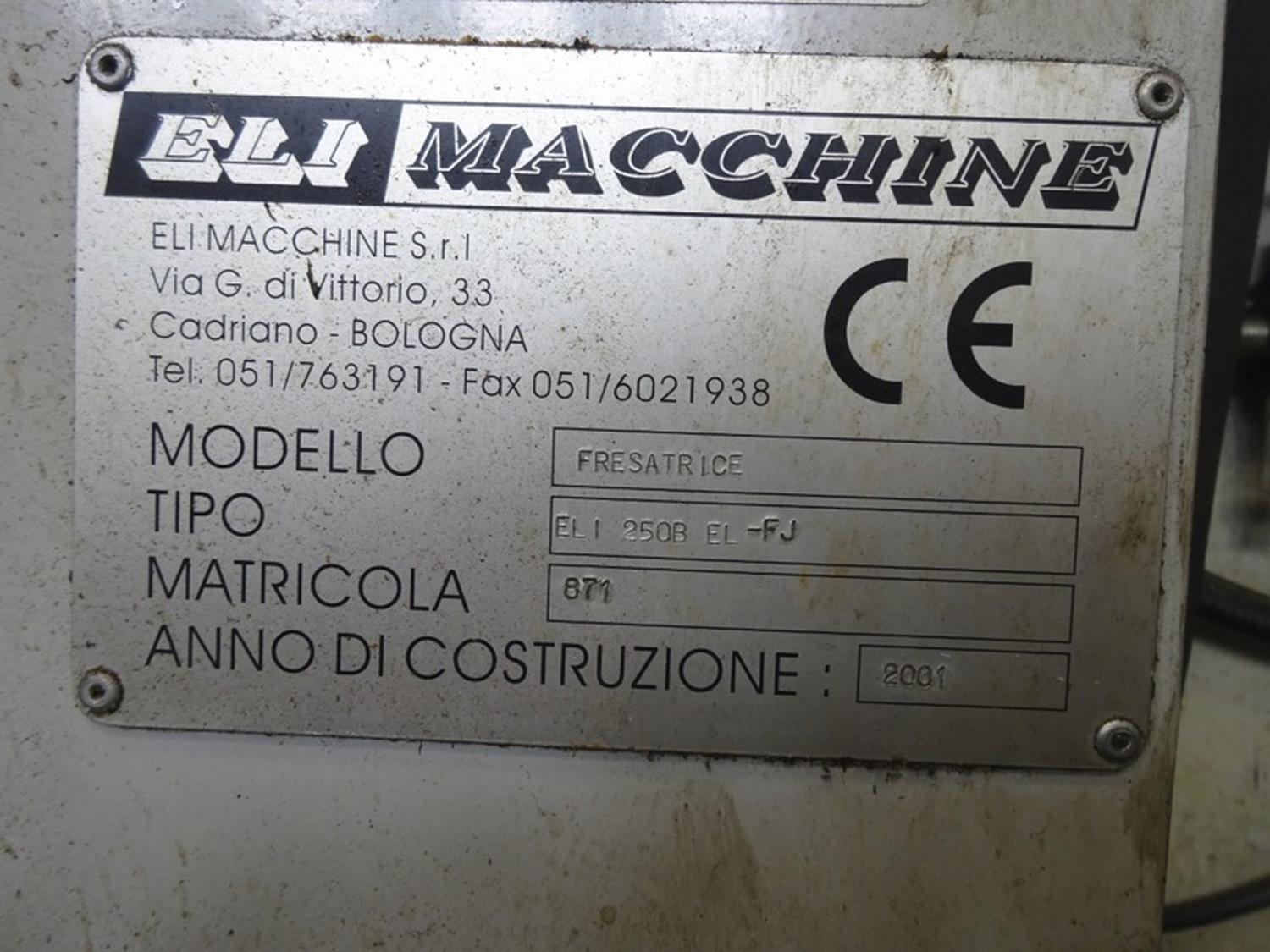 Lot Milling machine Eli Macchine