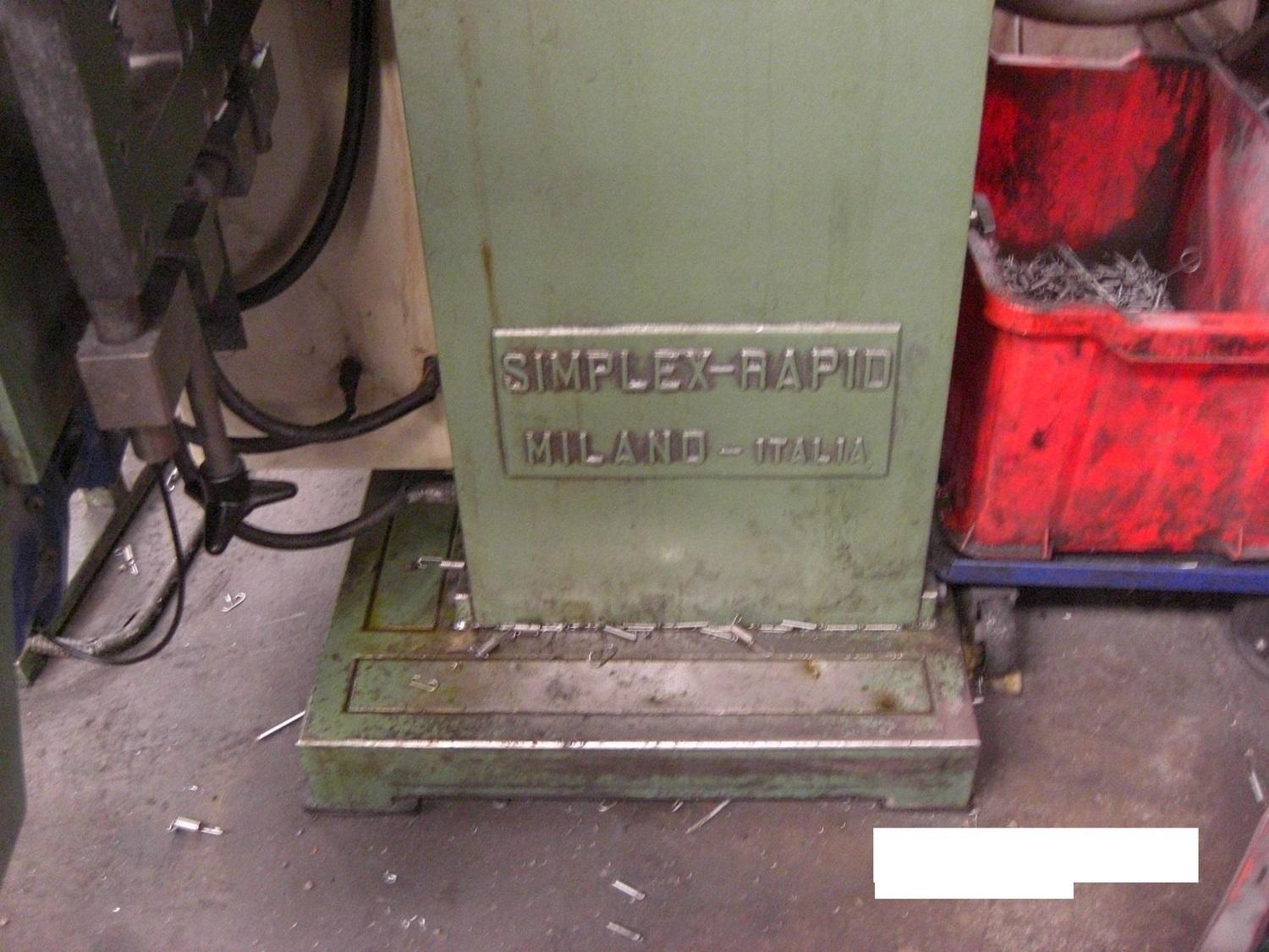 Lot Simplex Rapid springs molding machine