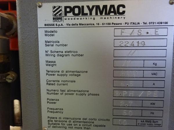 Lot Biesse Polymac drilling machine