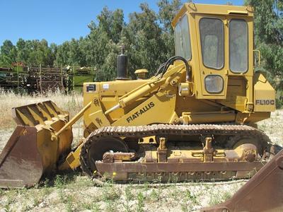Lot Fiat crawler loader