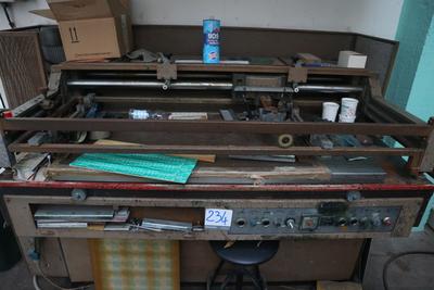 Lot Serigraph machine