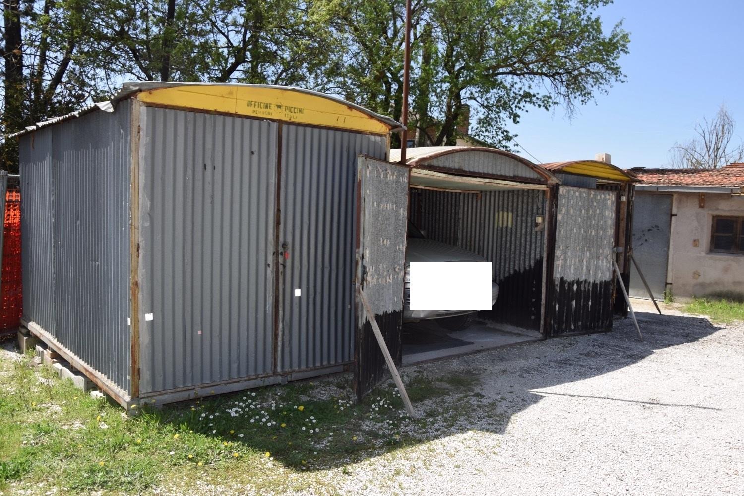 Lot Metal shacks