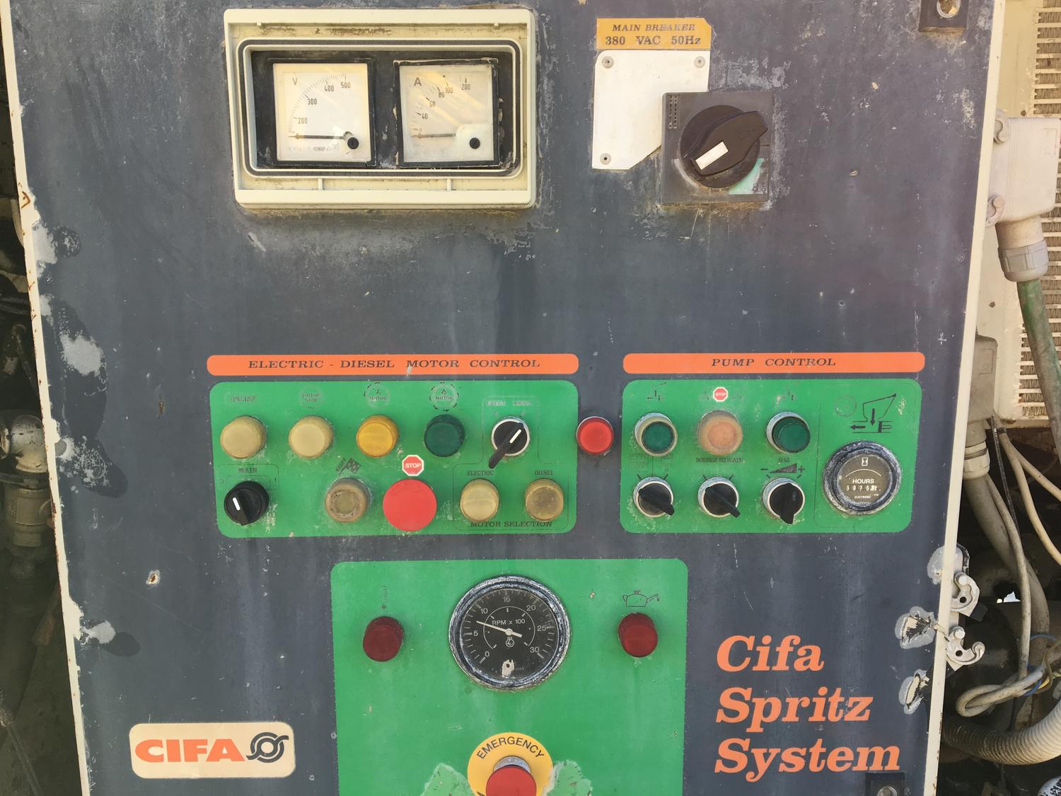 Lot Cifa spritz system model CSS2