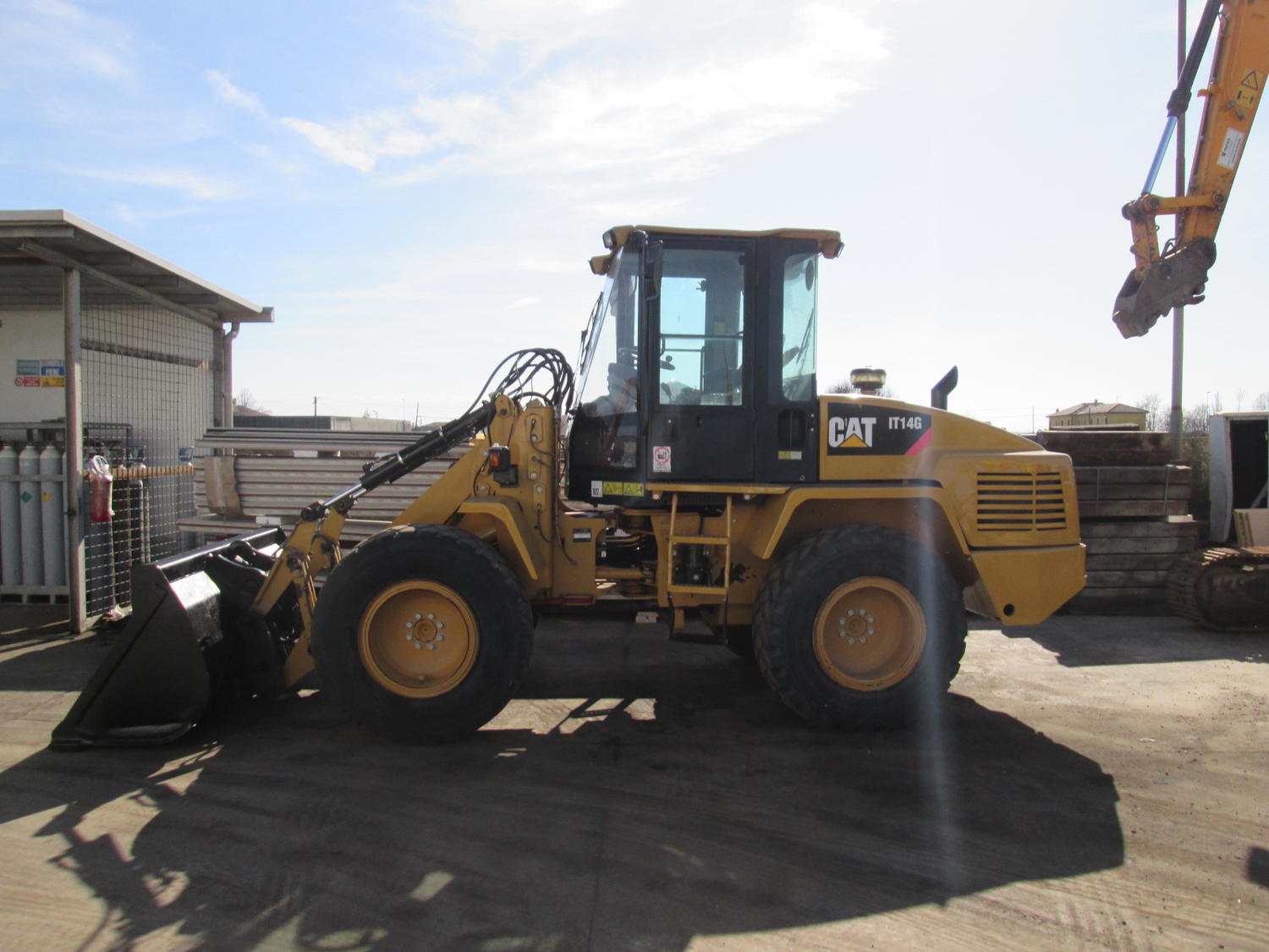 Lot Caterpiller IT14G wheel loader