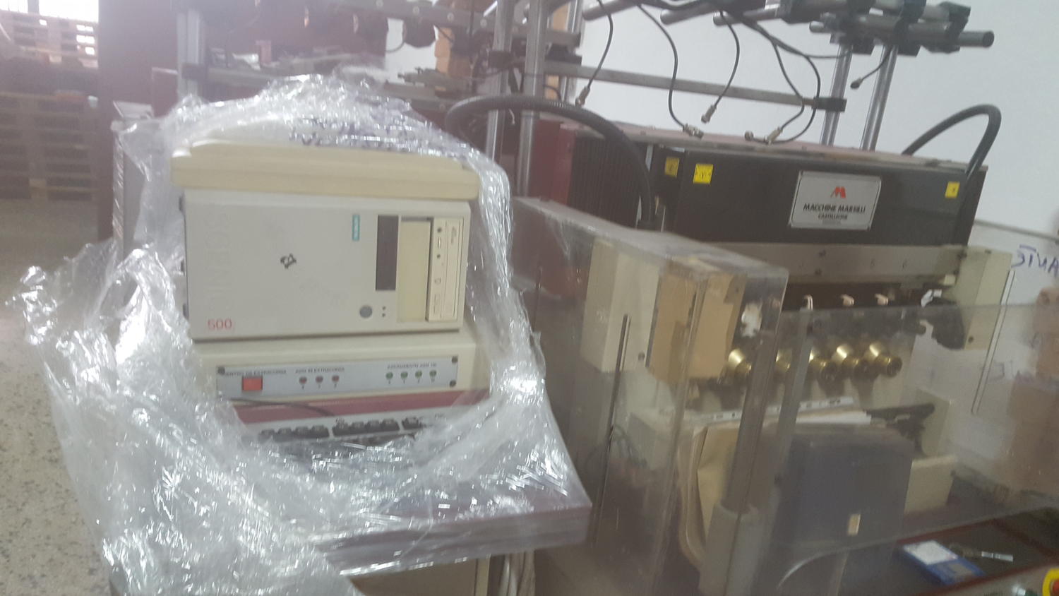 Lot Marsilli wrapping machine 6 chucks