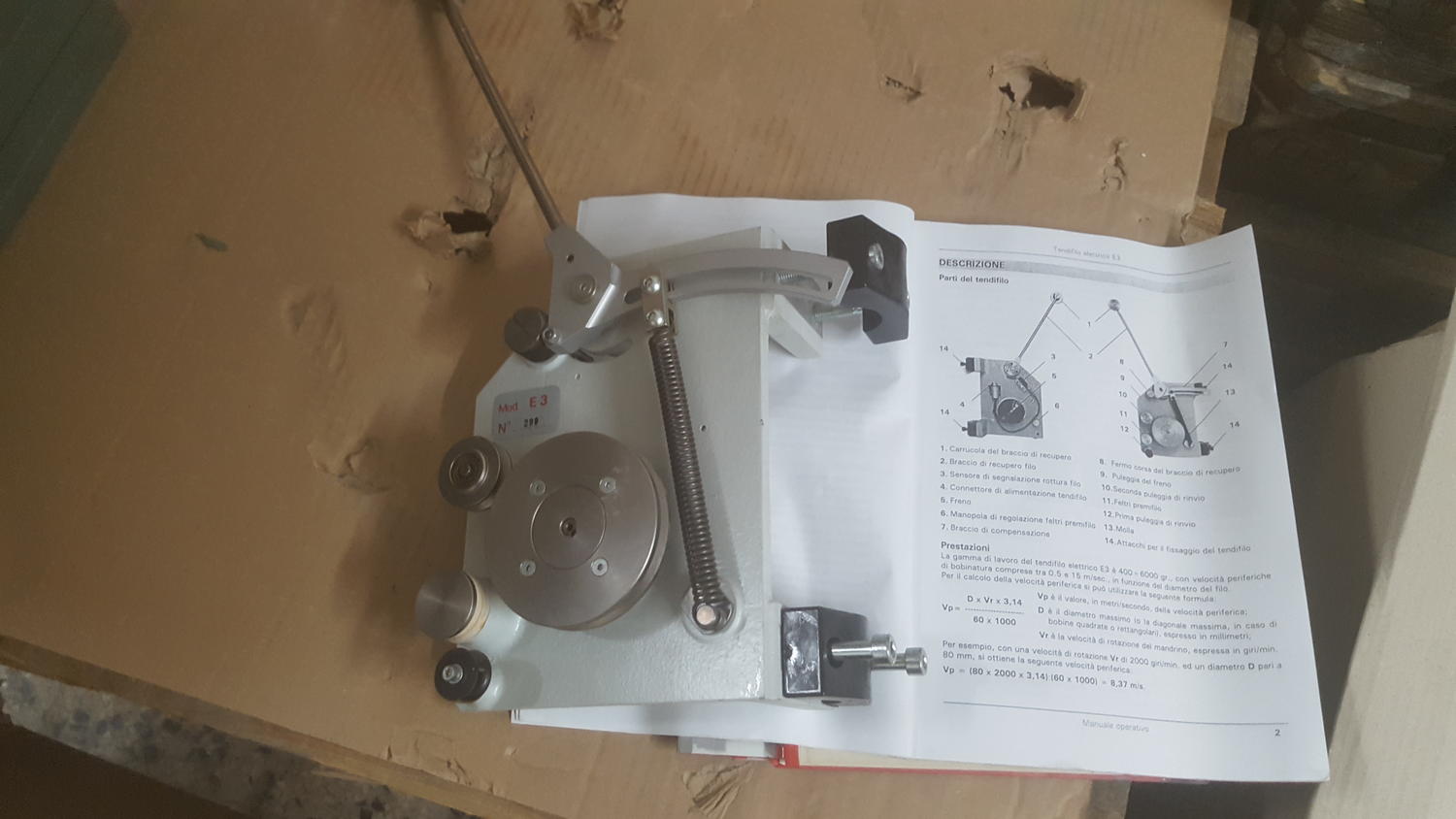 Lot Marsilli new wire tensioner