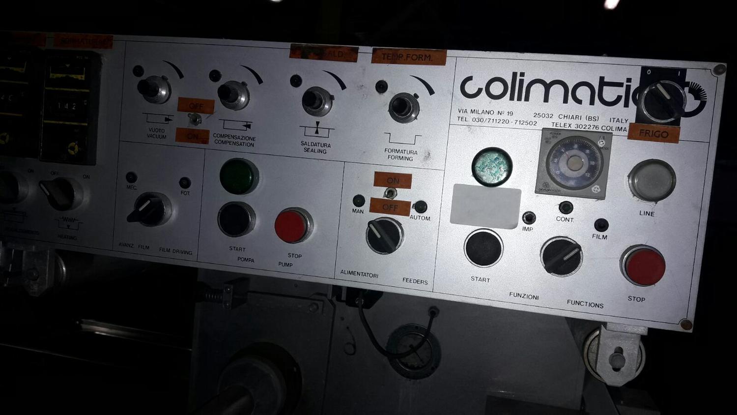 Lot Colimatic thermoforming machine