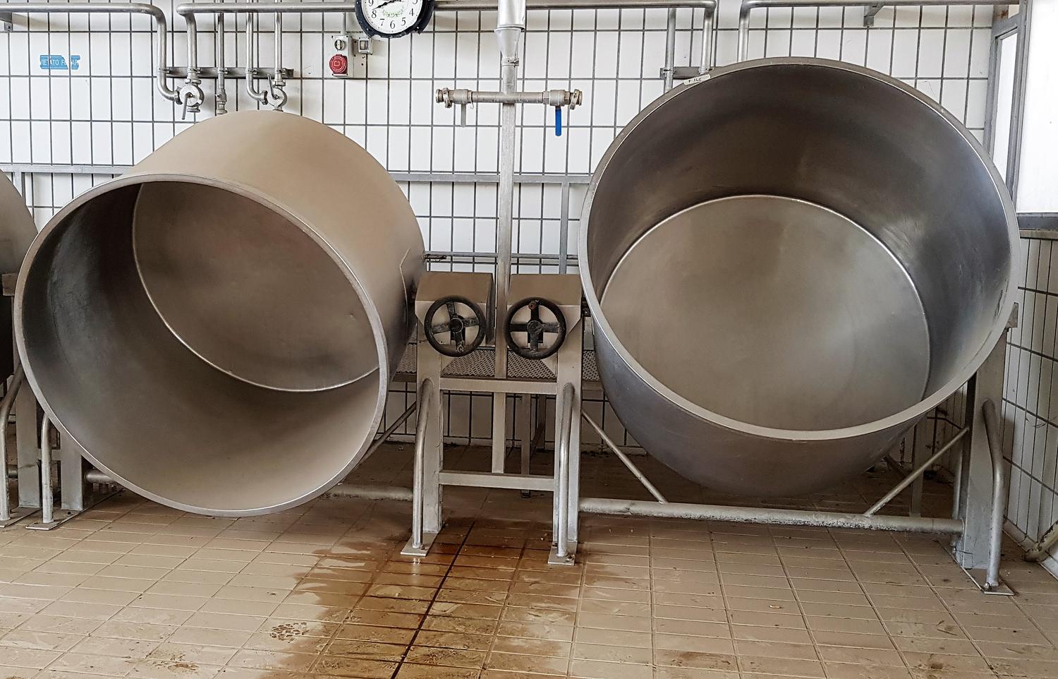 Lot Stainless steel vats