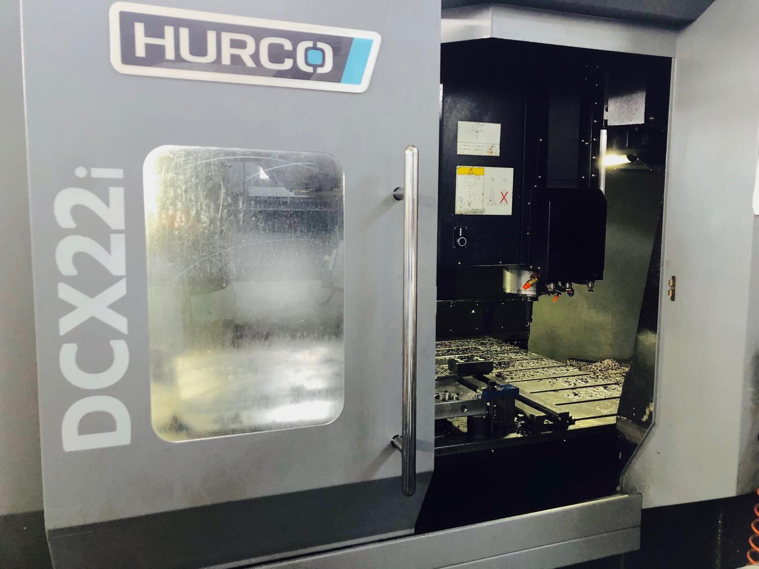 Lot Hurco DCX 22 portal and horizontal machining center