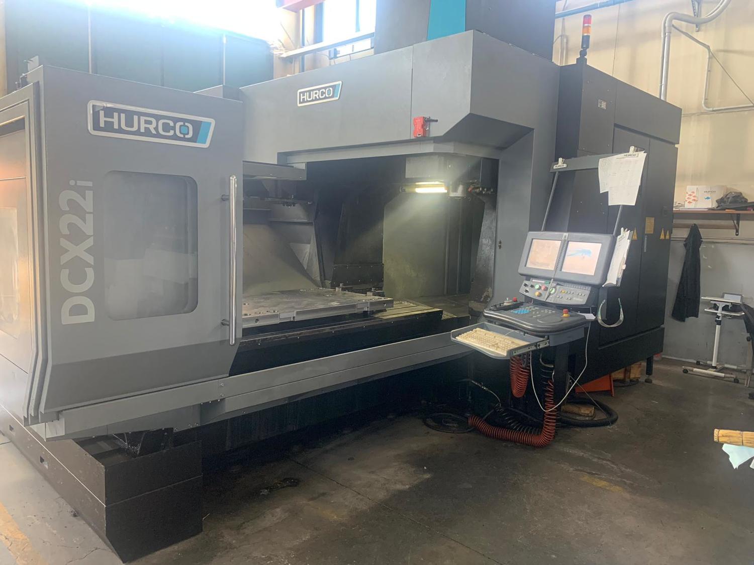 Lot Hurco DCX 22 portal and horizontal machining center