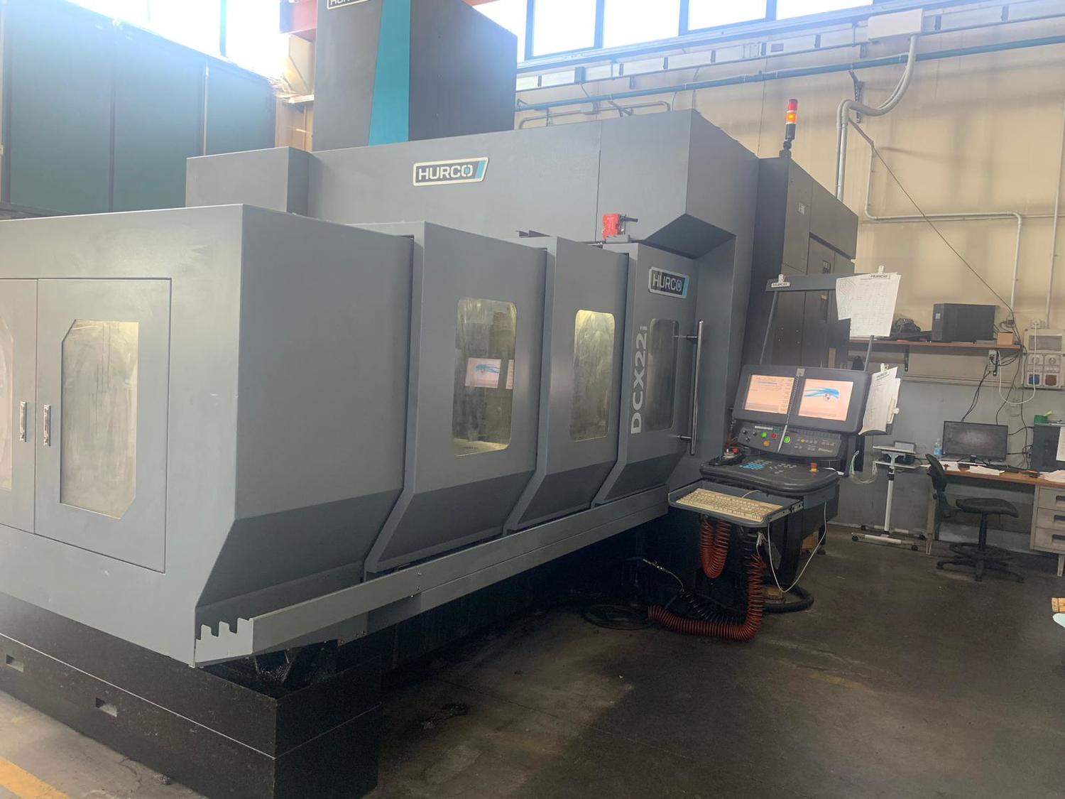Lot Hurco DCX 22 portal and horizontal machining center