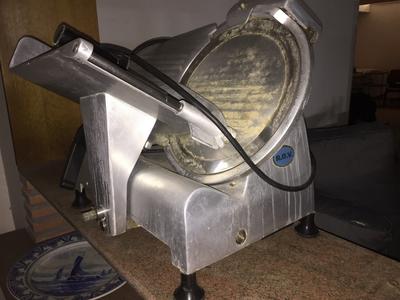 Lot R.G.V. slicer and Fimar meat mincer
