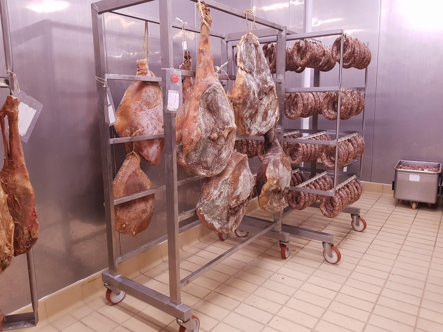 Lot Meat trolley