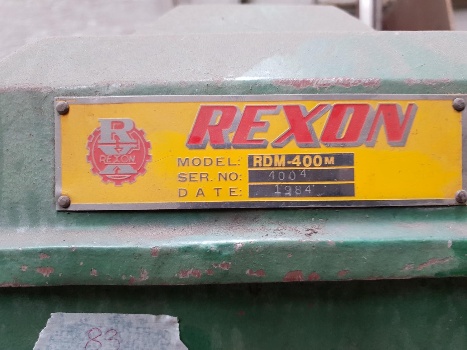 Lot Pedrazzoli sawing machine and Rexon column drill