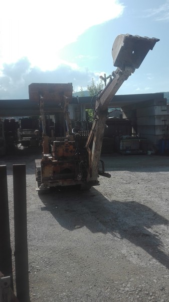Lot Fiat FL4 impaleer with backhoe
