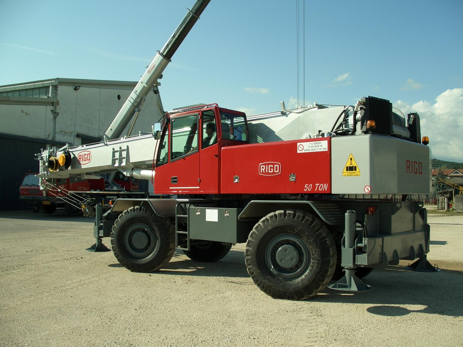 Lot Rigo RT 500 mobile crane