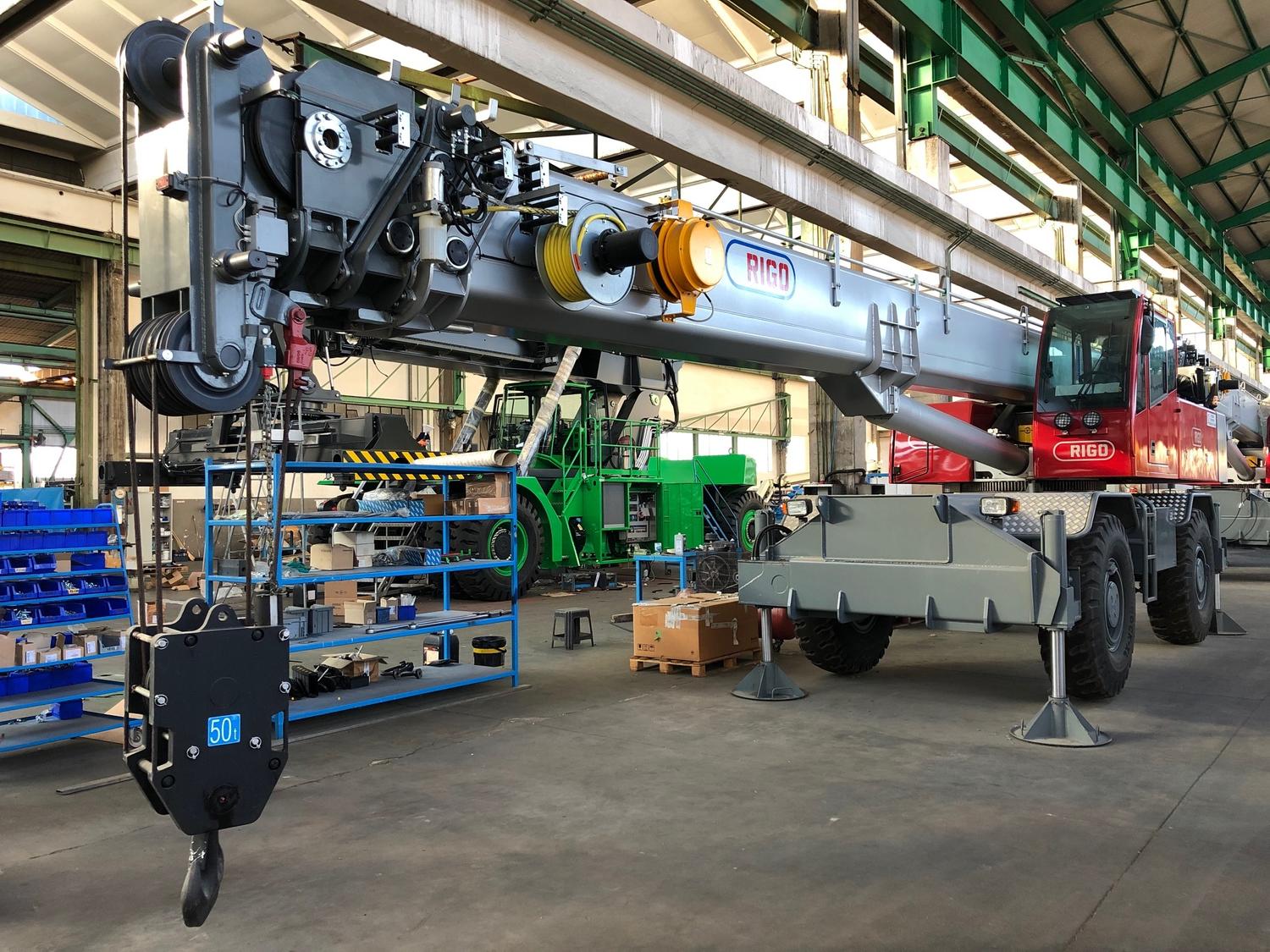 Lot Rigo RT 500 mobile crane