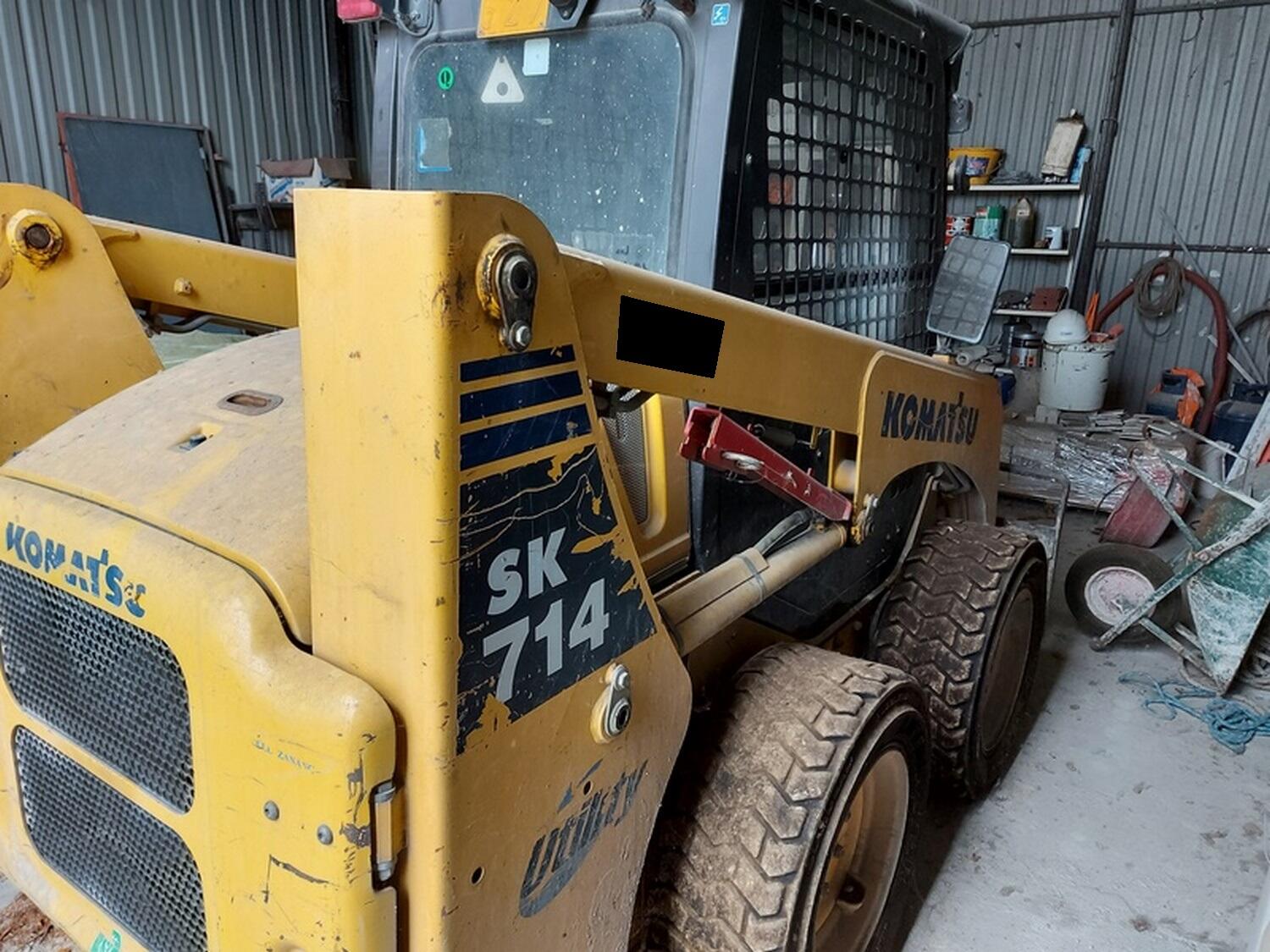 Lot Komatsu SK714 Skid steer loader