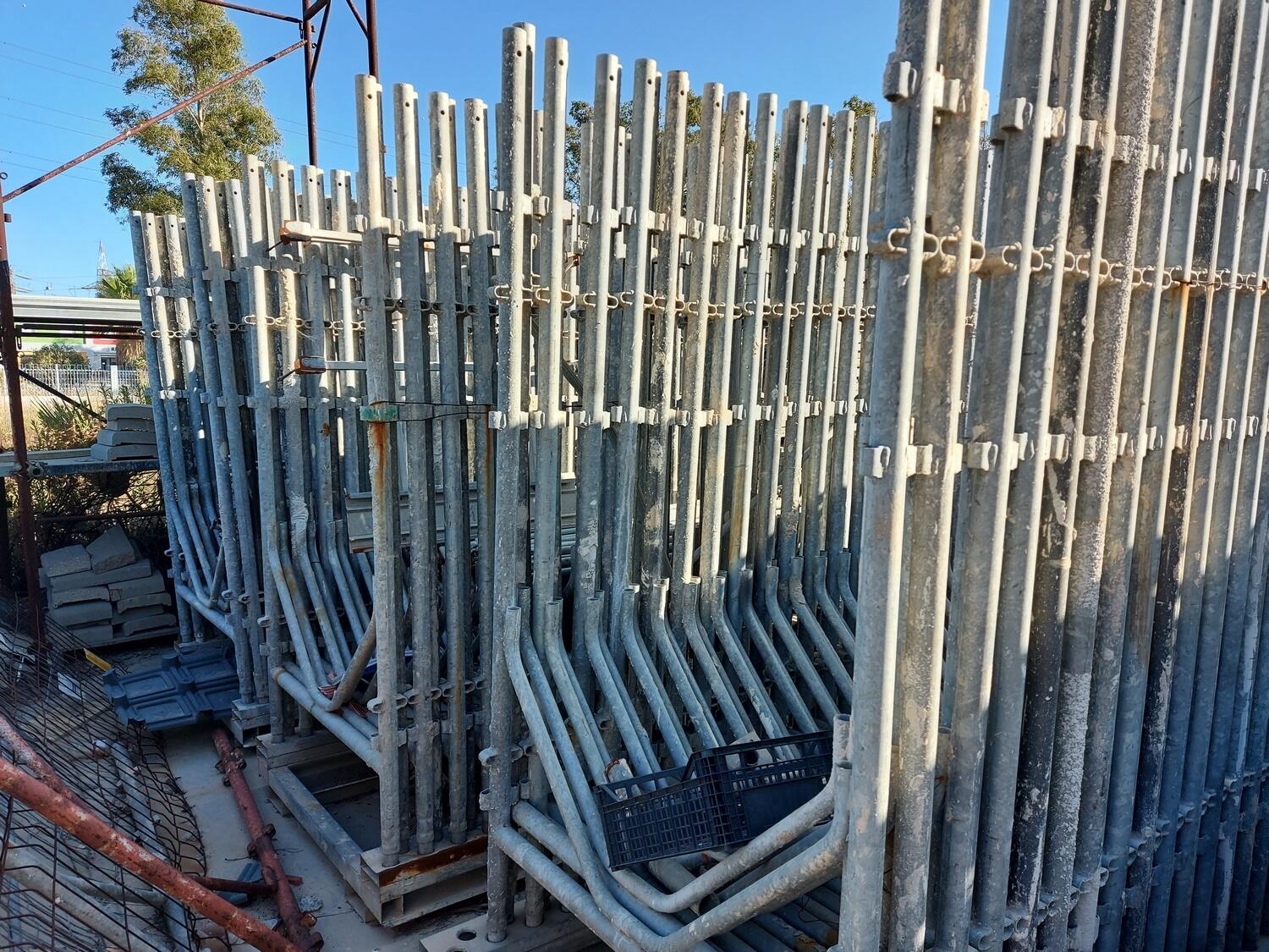 Lot Galvanized scaffolding