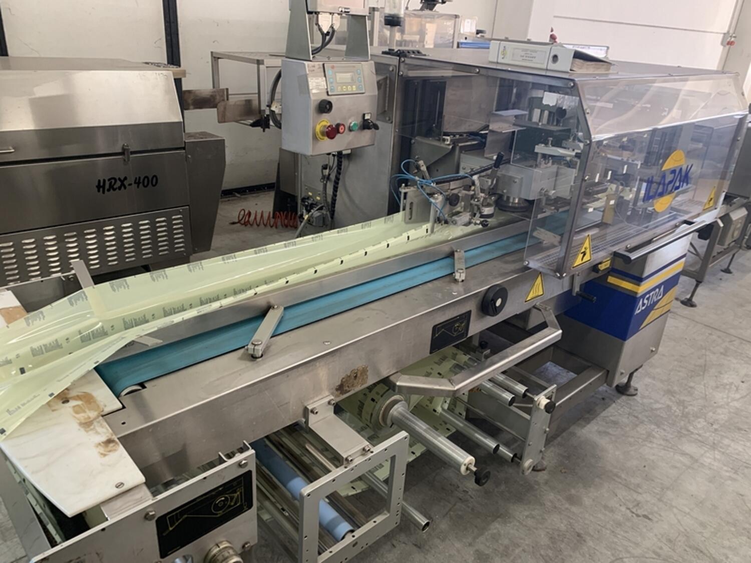 Lot Ilapak Astra PC flow pack packaging machine