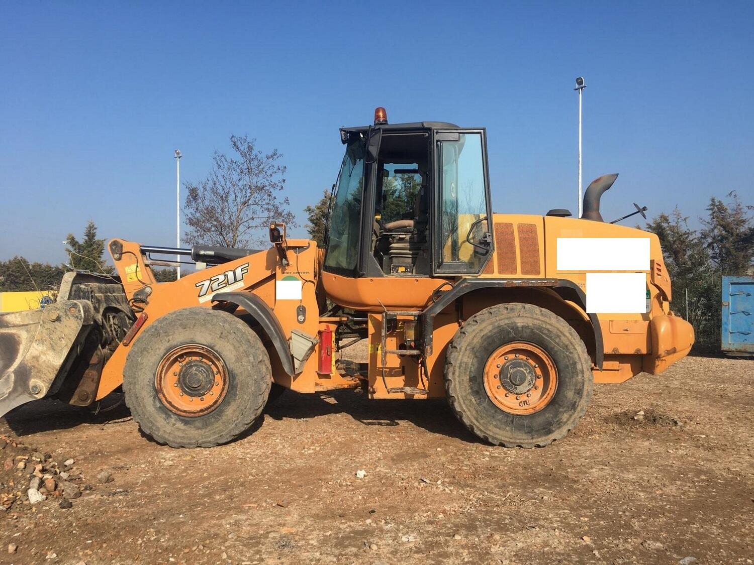 Lot Case wheel loader
