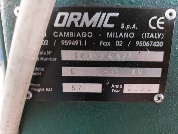 Lot Ormic hydraulic compactor