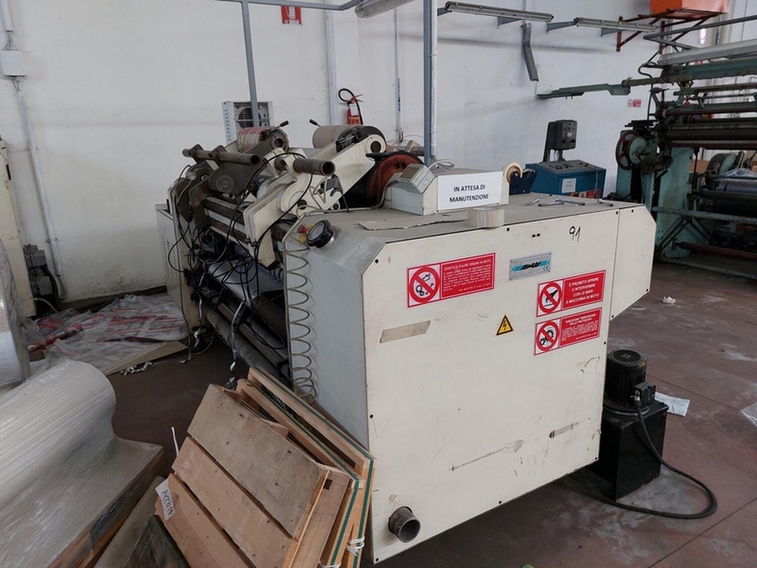 Lot Bimec rewinder slitter
