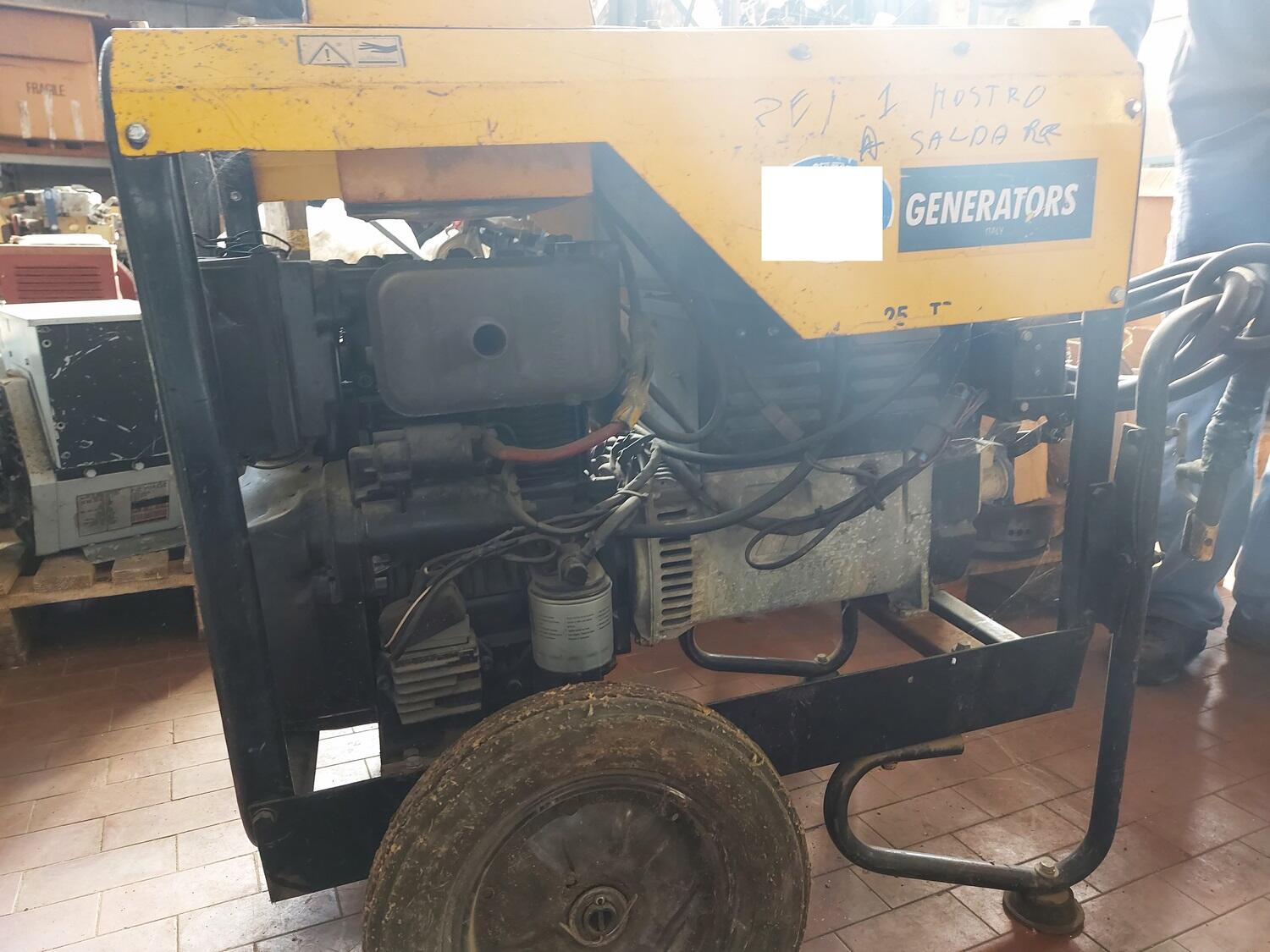 Lot Generators welder and Lombardini engine block