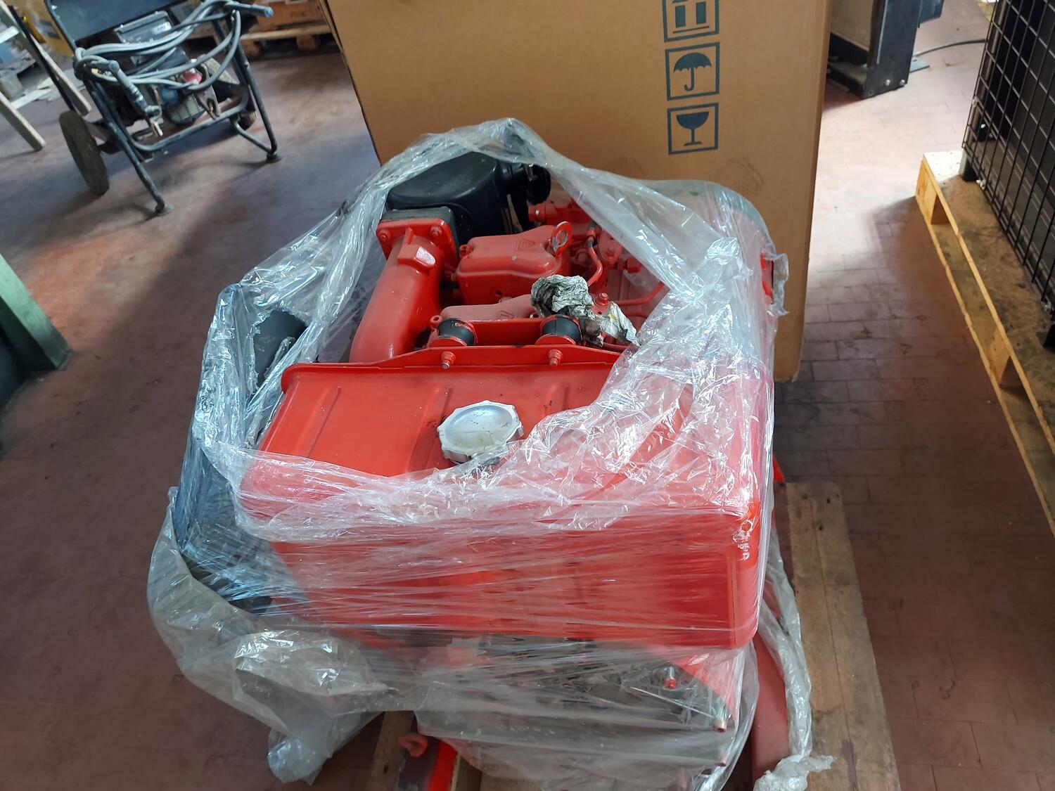 Lot Generators welder and Lombardini engine block