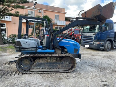 Lot Landini trekker 80 with loader shovel