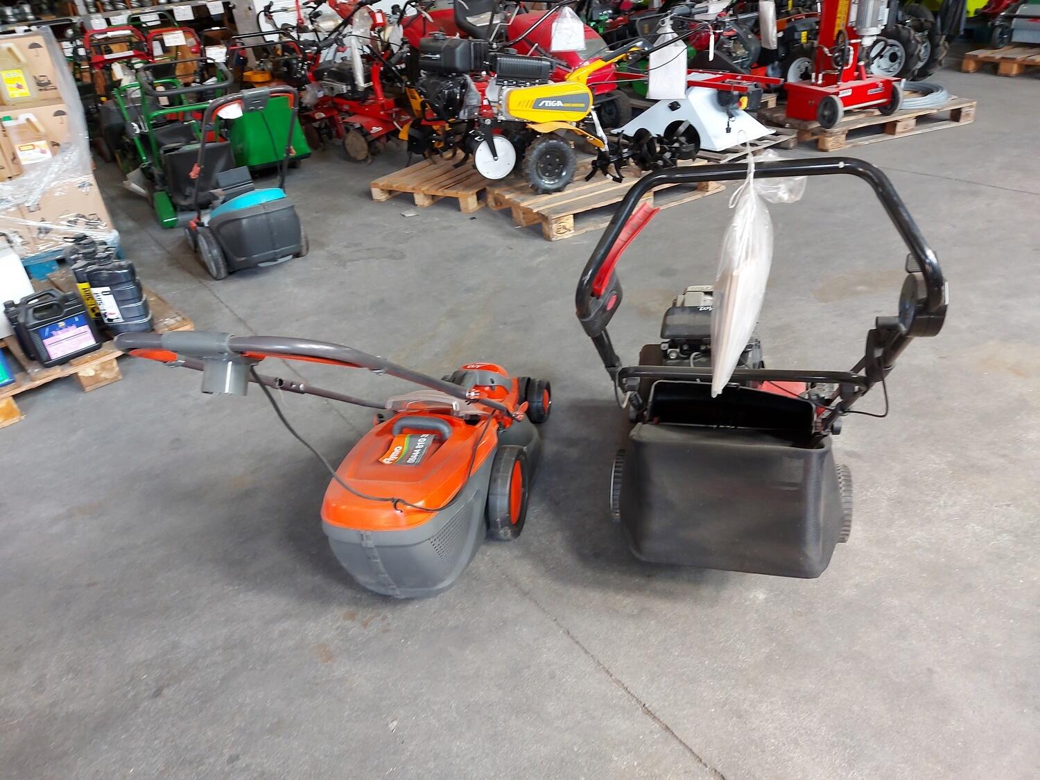 Lot Gardenitalia scarifier and Flymo shaver