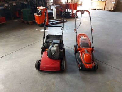 Lot Gardenitalia scarifier and Flymo shaver