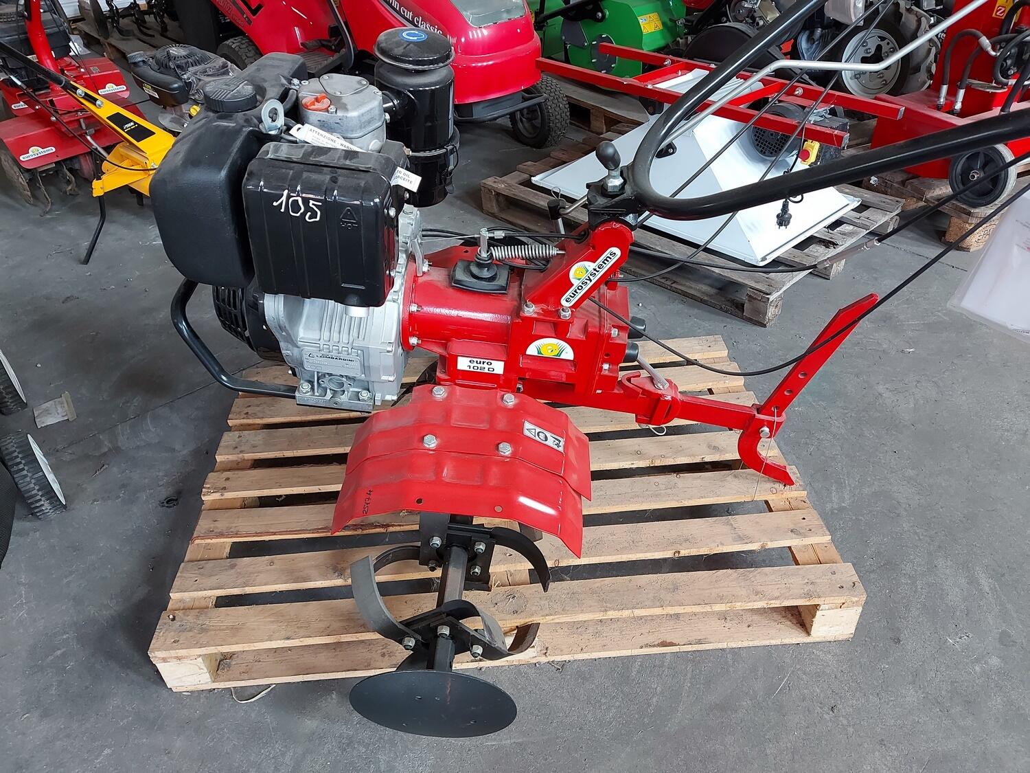 Lot Eurosystem Lombardini 102 tiller