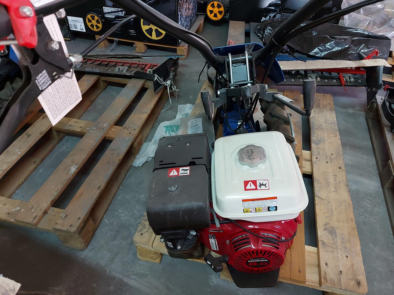 Lot BCS motor mower and MTF lawnmower