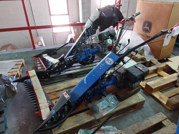 Lot BCS motor mower and MTF lawnmower
