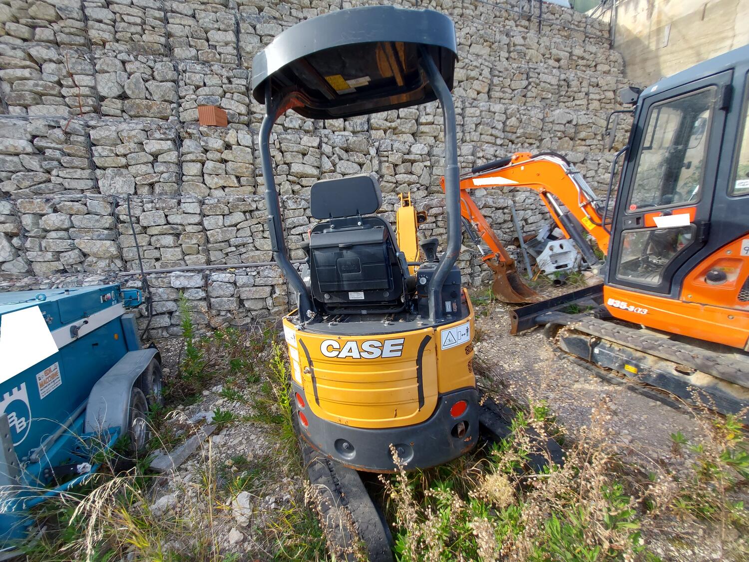 Lot Case CX17C excavator