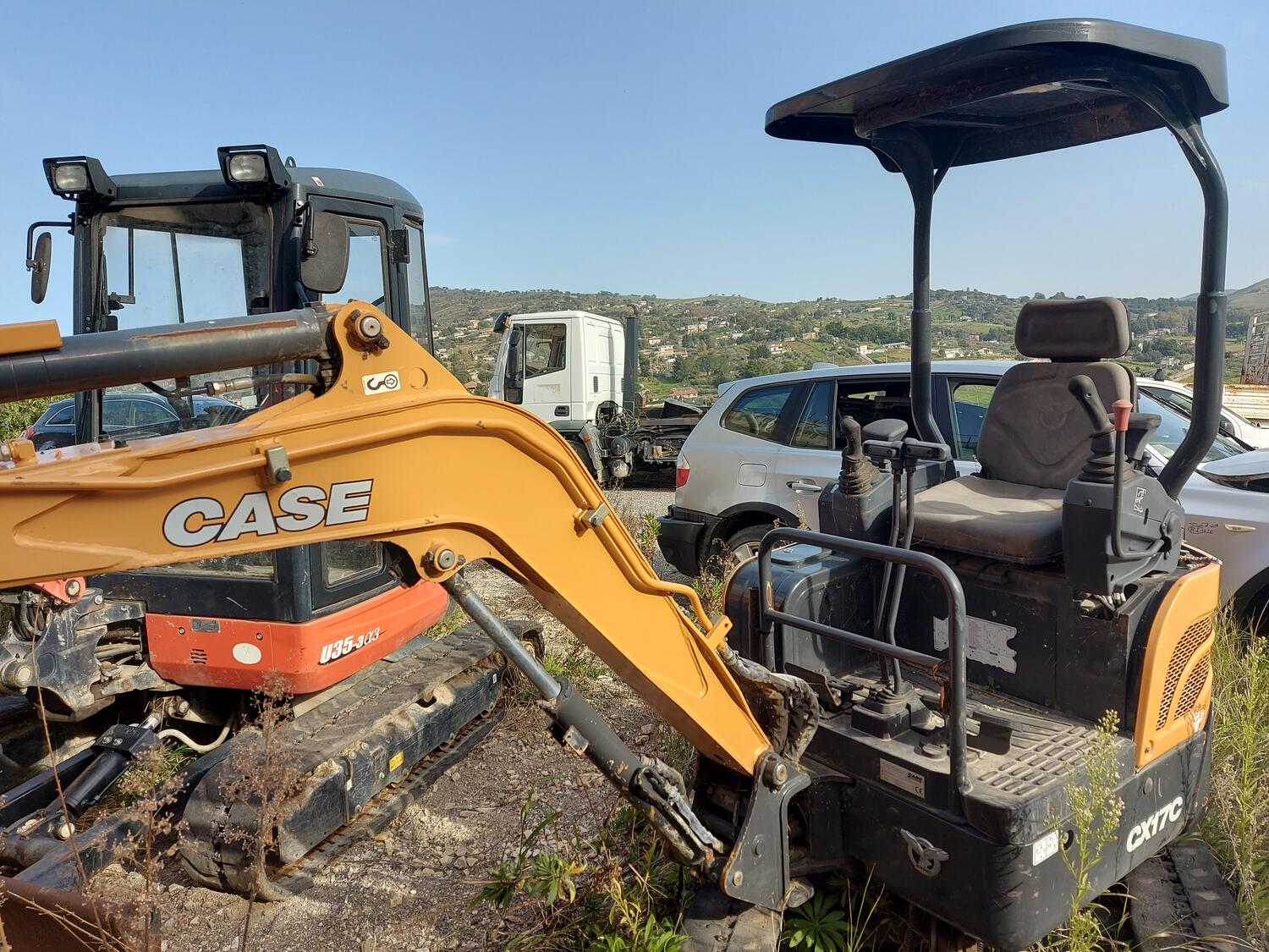 Lot Case CX17C excavator