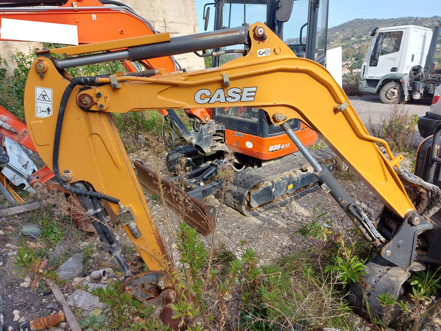 Lot Case CX17C excavator