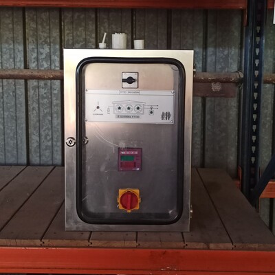 Lot Stainless steel electrical panels 4 pcs