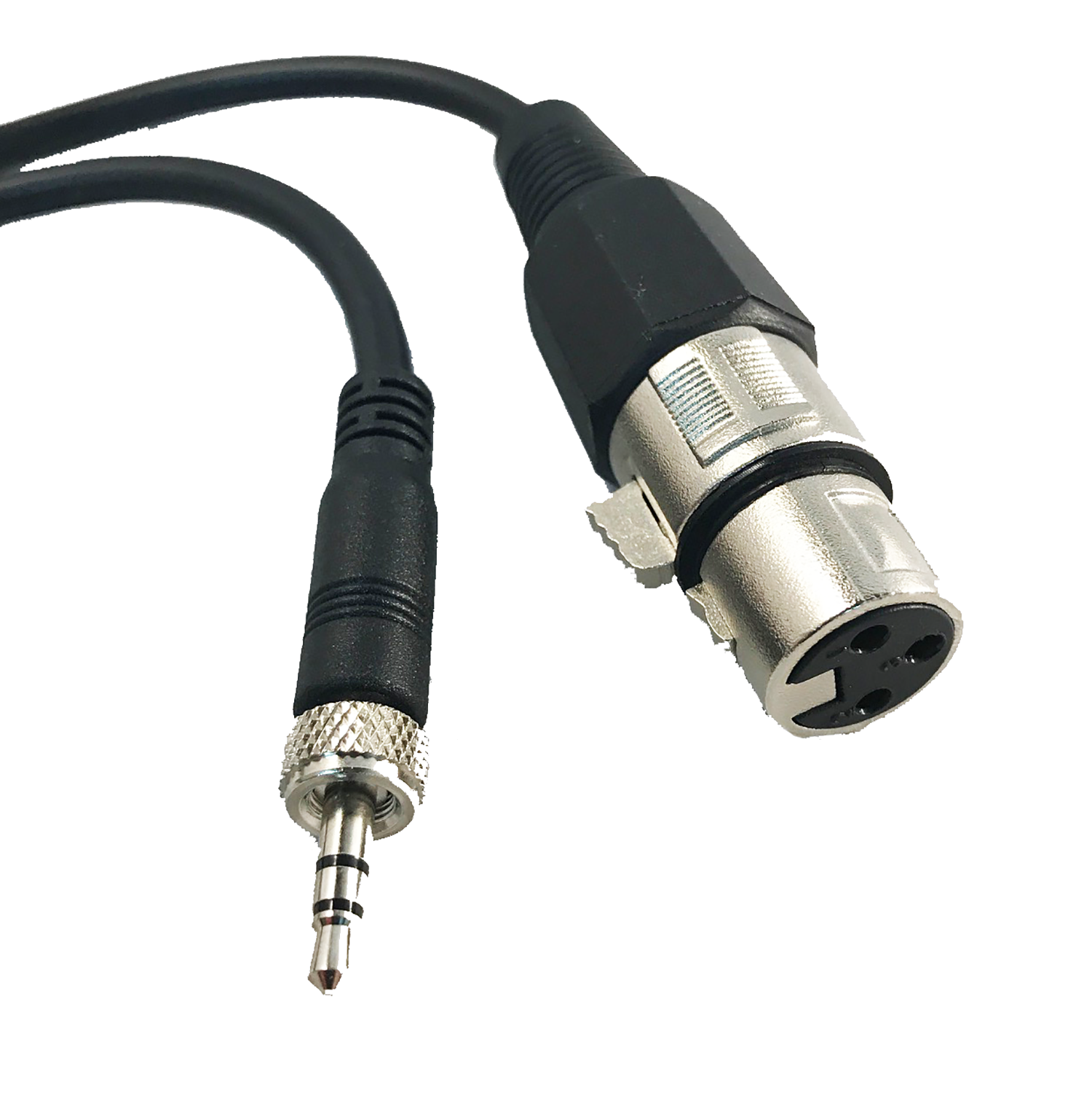 hireacamera-transmitter-input-cable-45cm-3-5mm-to-3-pin-xlr-female