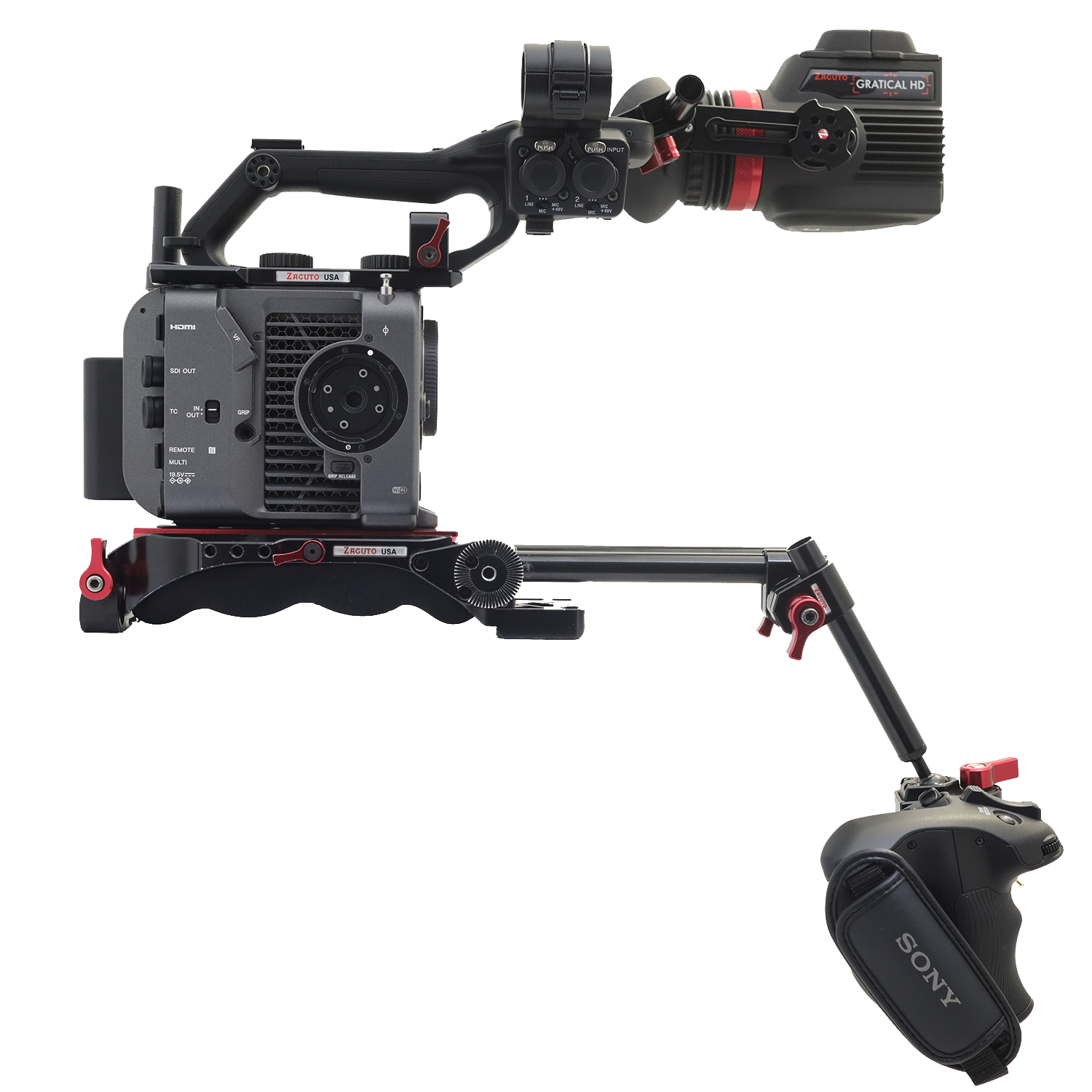 Hire a Camera - Zacuto Recoil Rig for Sony FX6 hire - rental